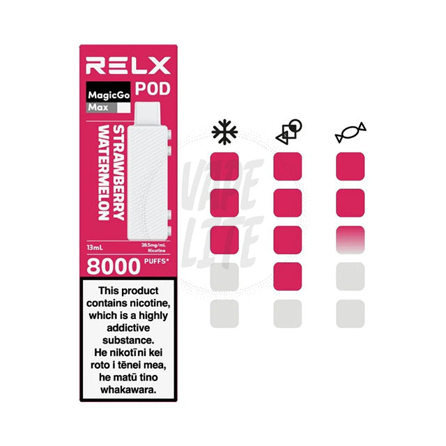 RELX | MagicGo MAX | Strawberry Watermelon | 28.5mg/ml – Vape Lite